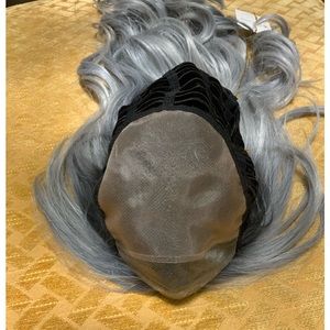 Heather Dye | Hair | Nwtgorgeous Long Gray Lace Front Wig | Poshmark